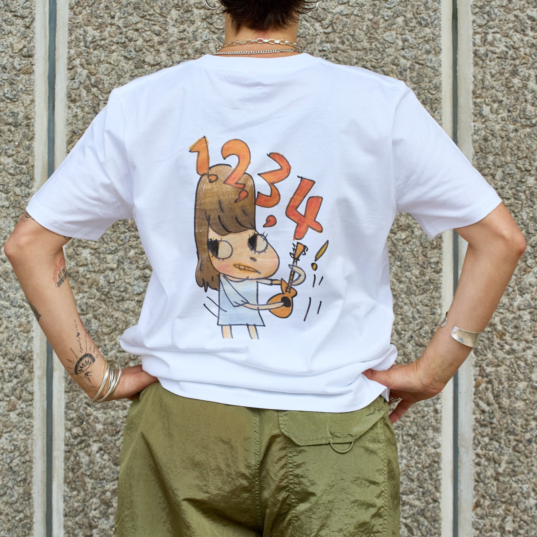 1, 2, 3, 4! - Yoshitomo Nara T-Shirt – Southbank Centre Shop