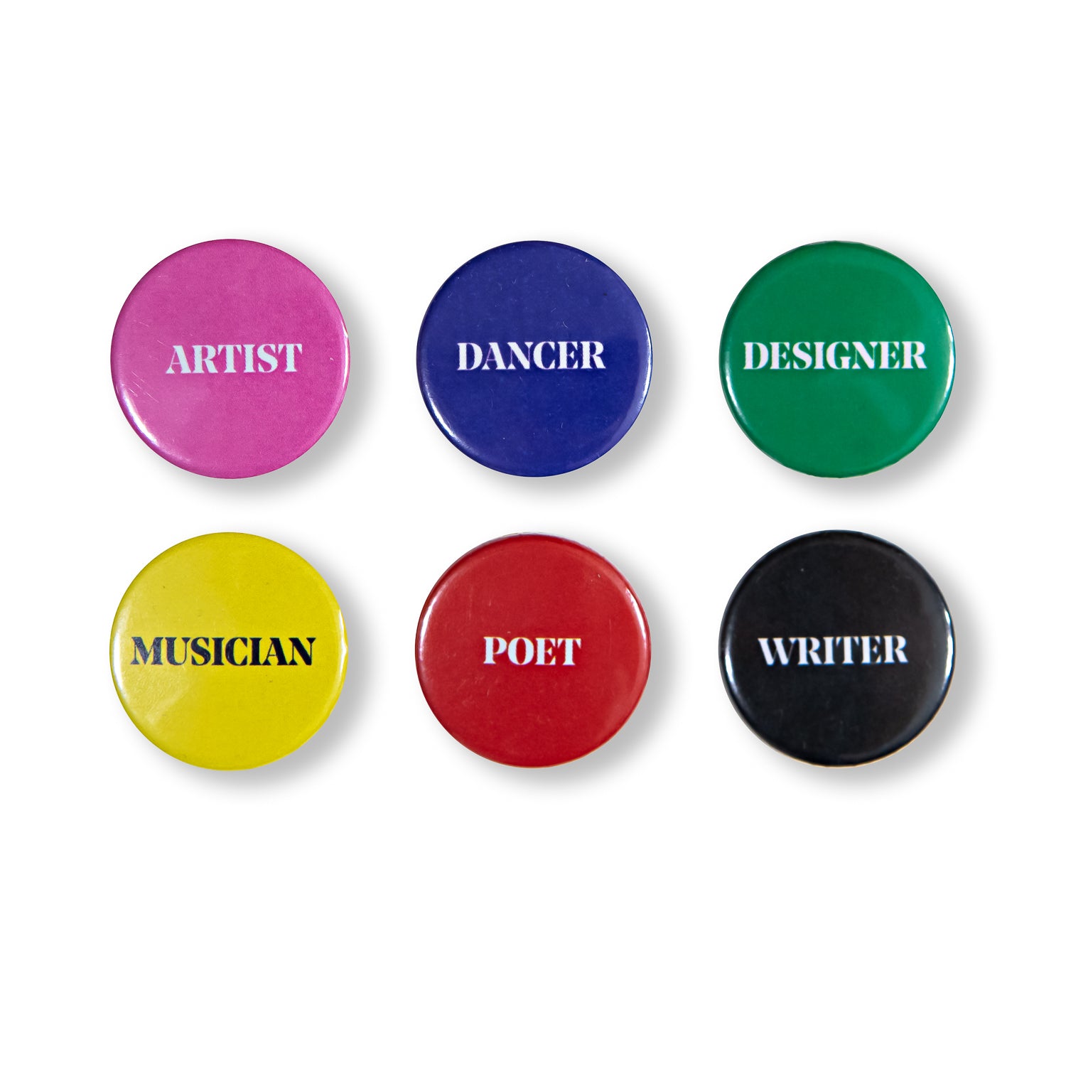 Artist Poet Musician Assorted Badge – Southbank Centre Shop