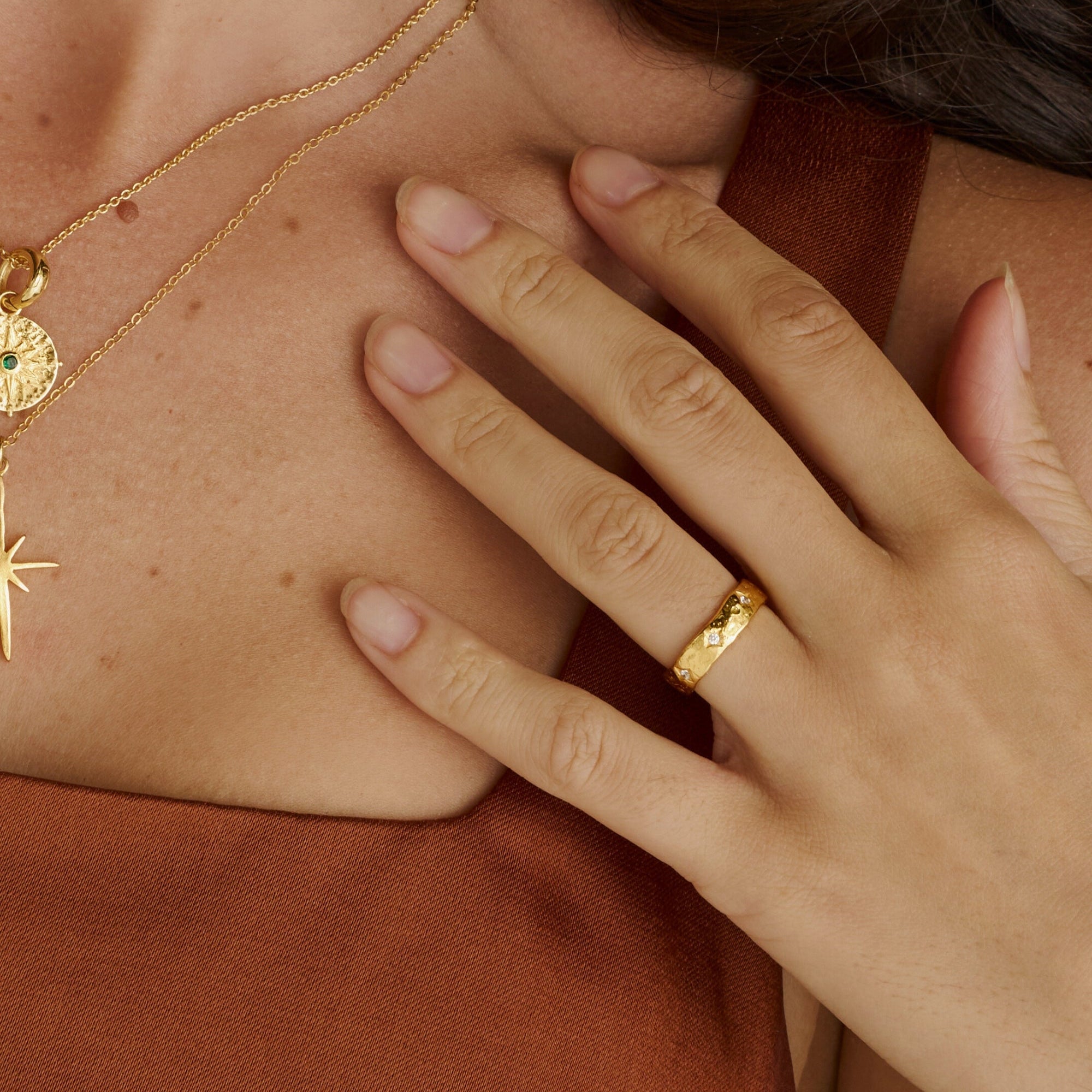 Crystal Star Band Ring by Ottoman Hands – Southbank Centre Shop