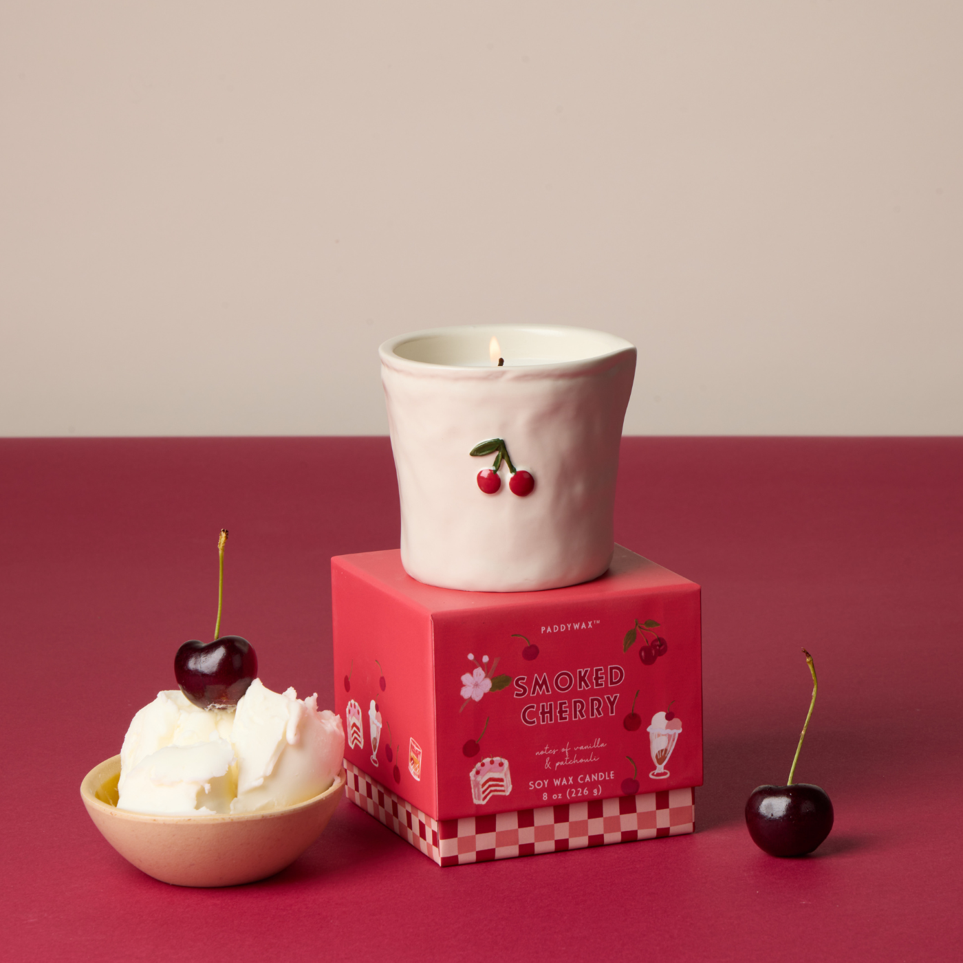 Bistro Cherry Ceramic Candle – Southbank Centre Shop