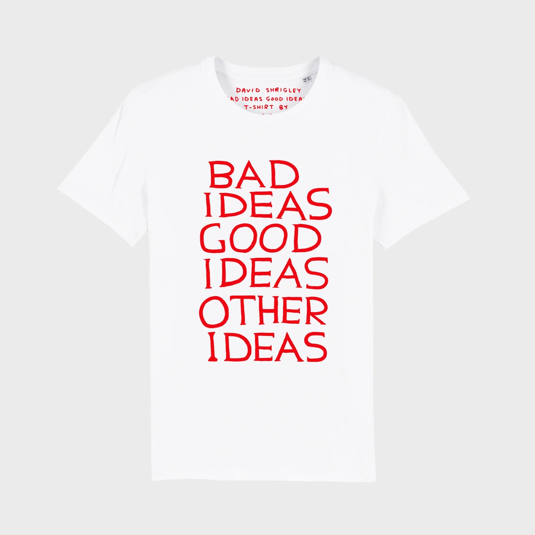 Bad Ideas Good Ideas T-Shirt by David Shrigley – Southbank Centre Shop