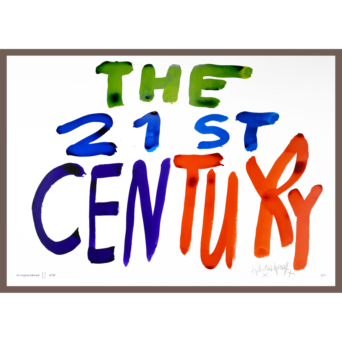 THE 21ST CENTURY by Gilbert & George | Limited Edition Inkwash (Horizo ...