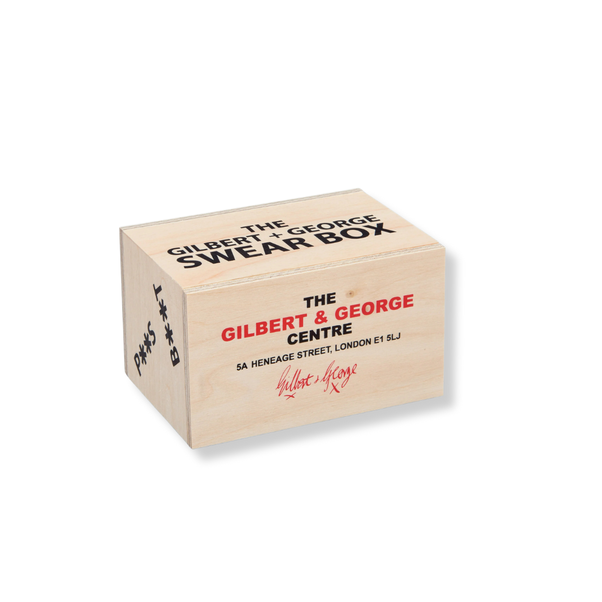 Gilbert & George Swear Box – Southbank Centre Shop