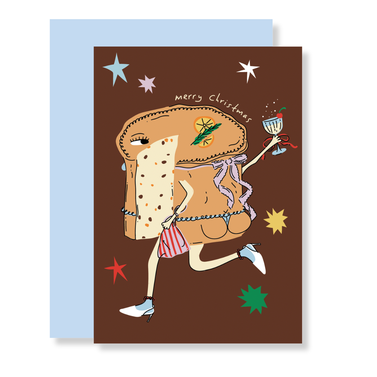 Panettone in Boots Christmas Card – Southbank Centre Shop