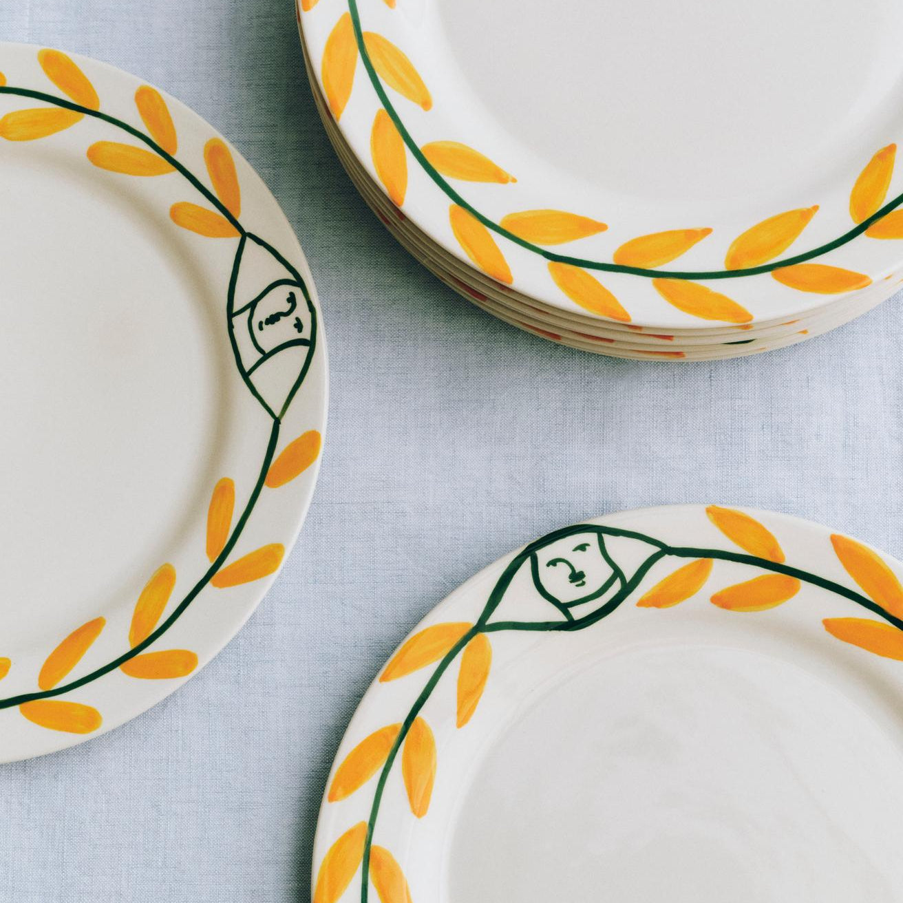 HAY Golden Leaf La Pittura Plate – Southbank Centre Shop
