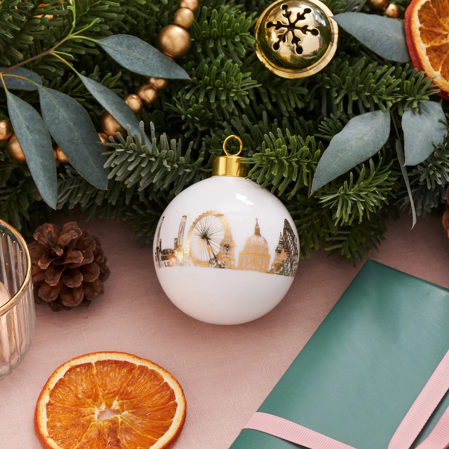 London Rooftops Bone China Bauble – Southbank Centre Shop