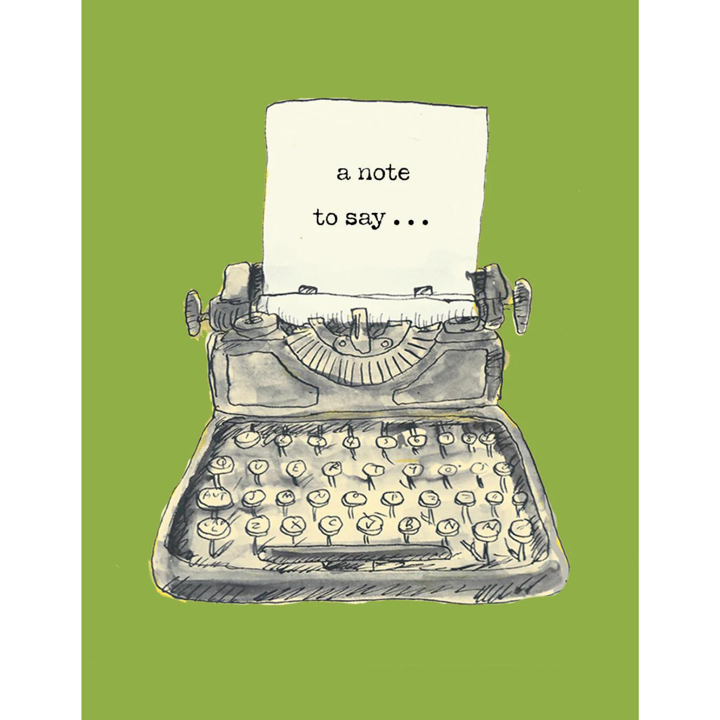 Typewriter Mini Card – Southbank Centre Shop