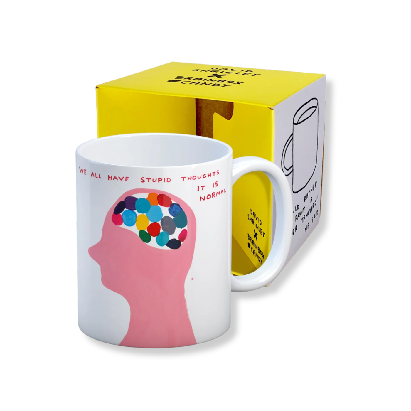 Stupid Thoughts By David Shrigley Mug – Southbank Centre Shop