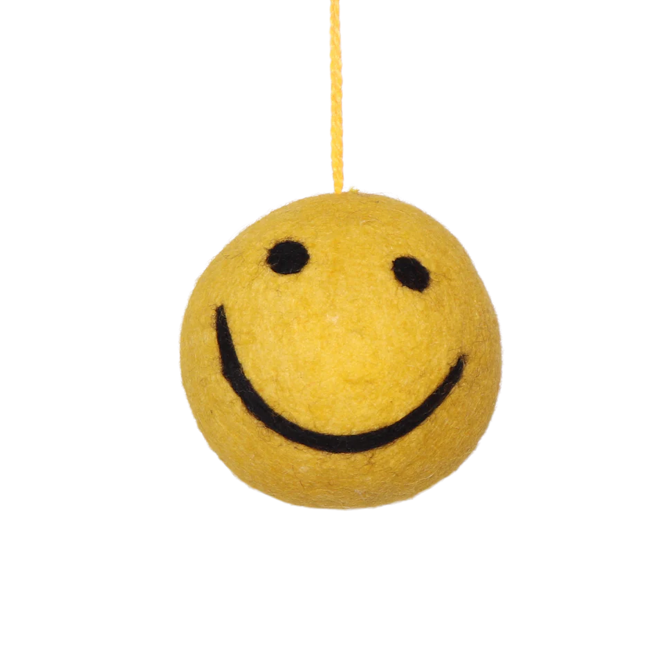 Felt Smile Bauble – Southbank Centre Shop
