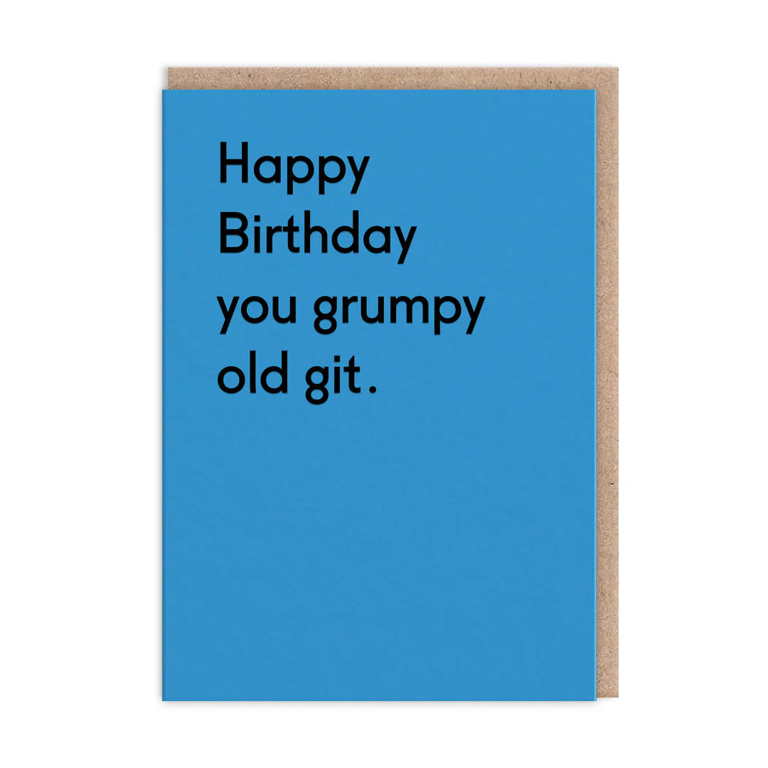 Grumpy Old Git Birthday Card – Southbank Centre Shop