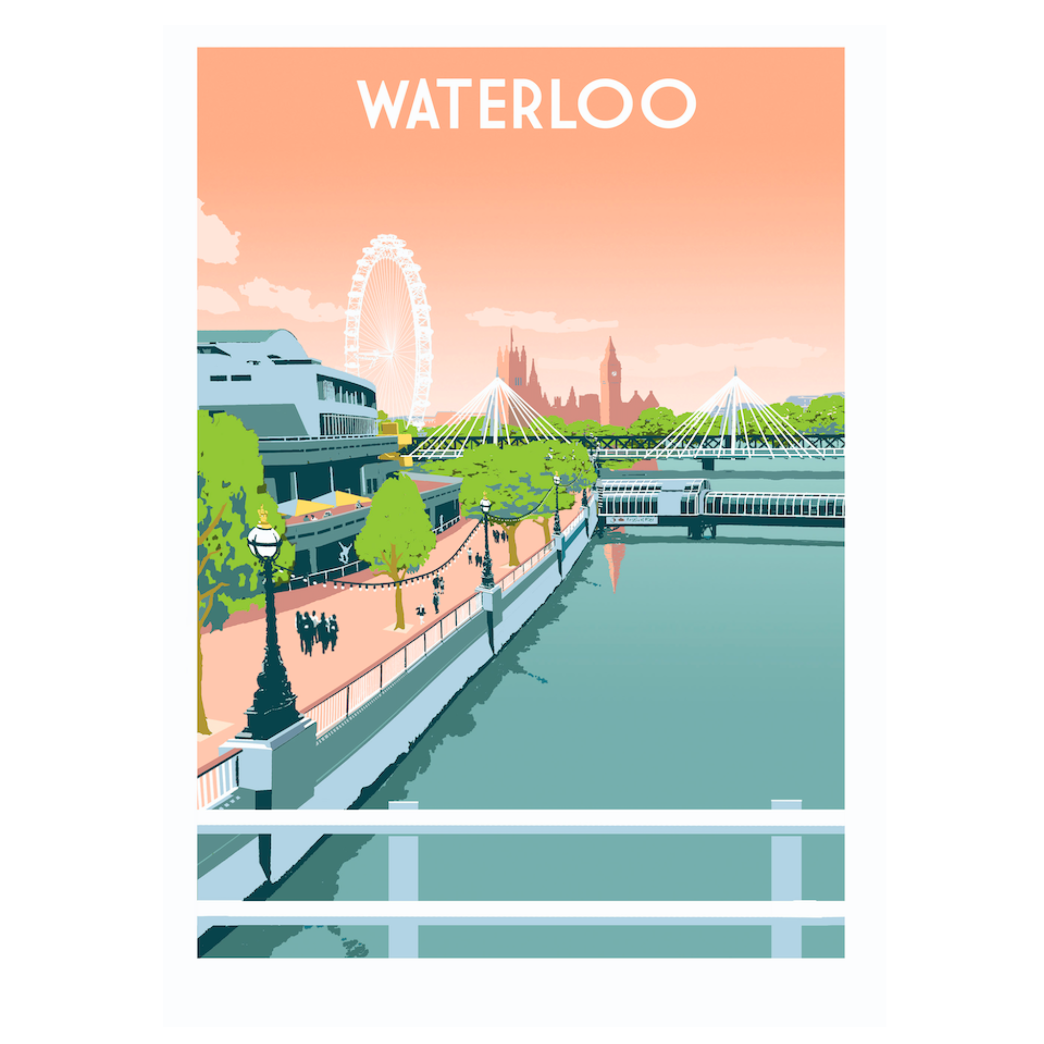 Waterloo Bridge Print – Southbank Centre Shop