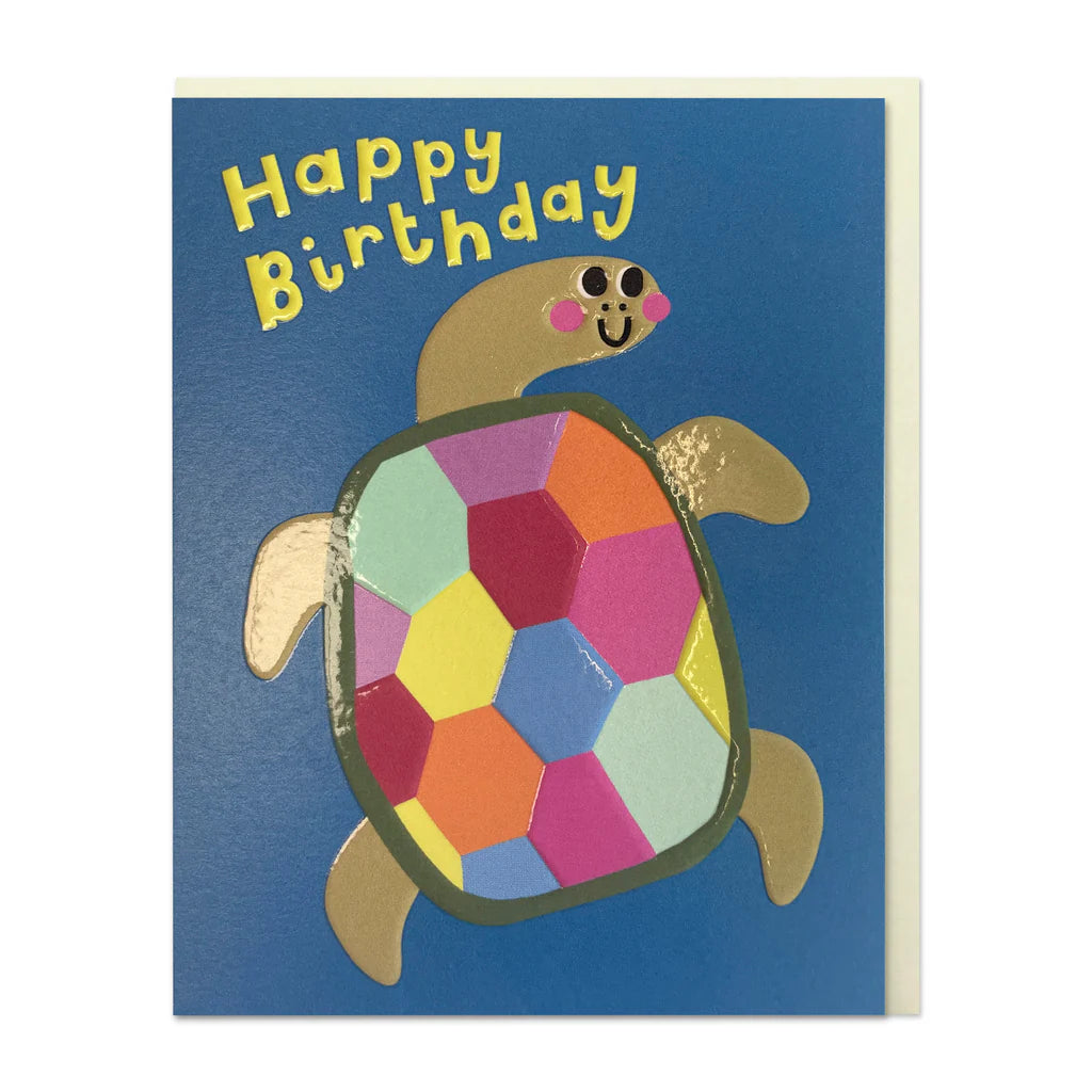 Turtle Happy Birthday Mini Card – Southbank Centre Shop