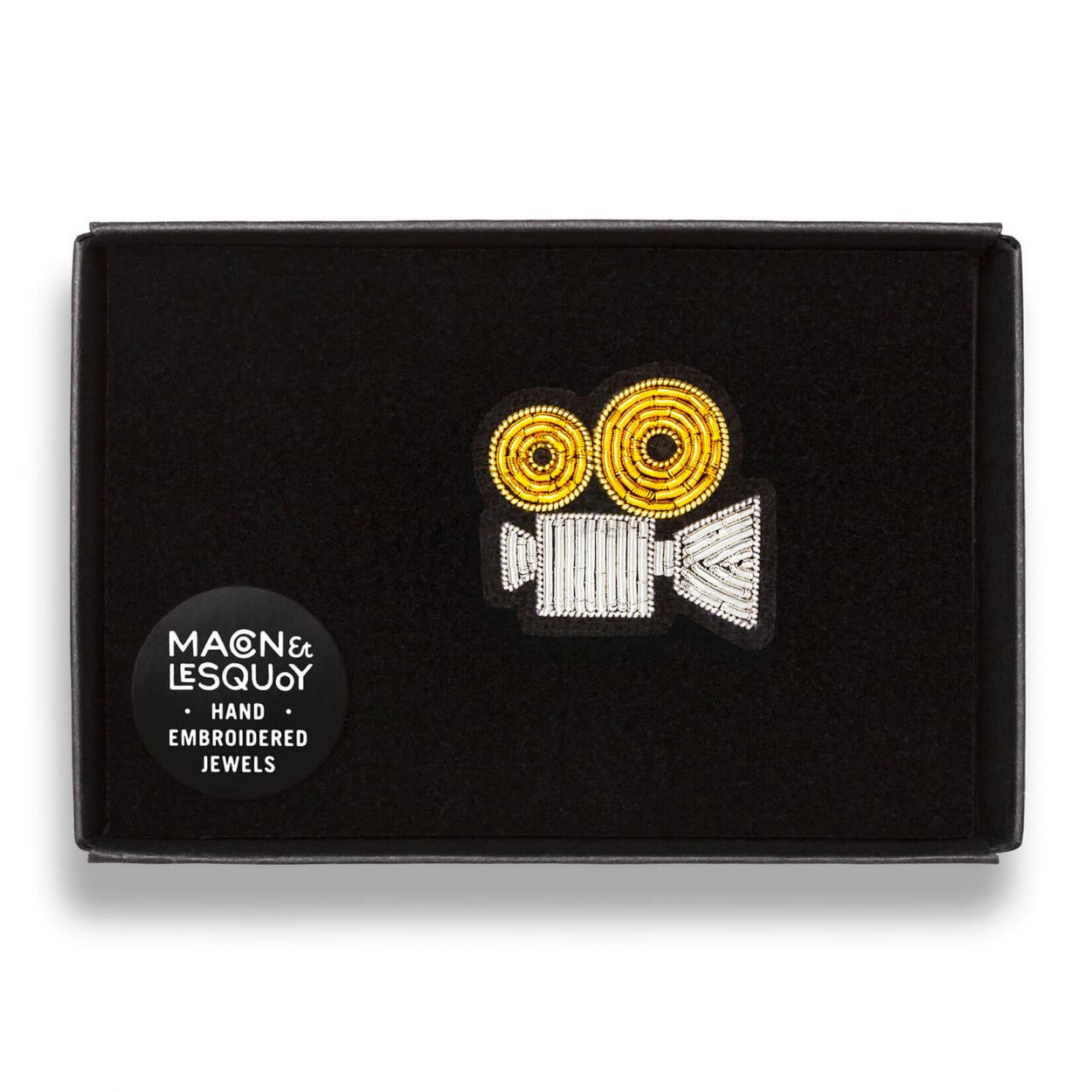 Movie Camera Embroidered Brooch – Southbank Centre Shop