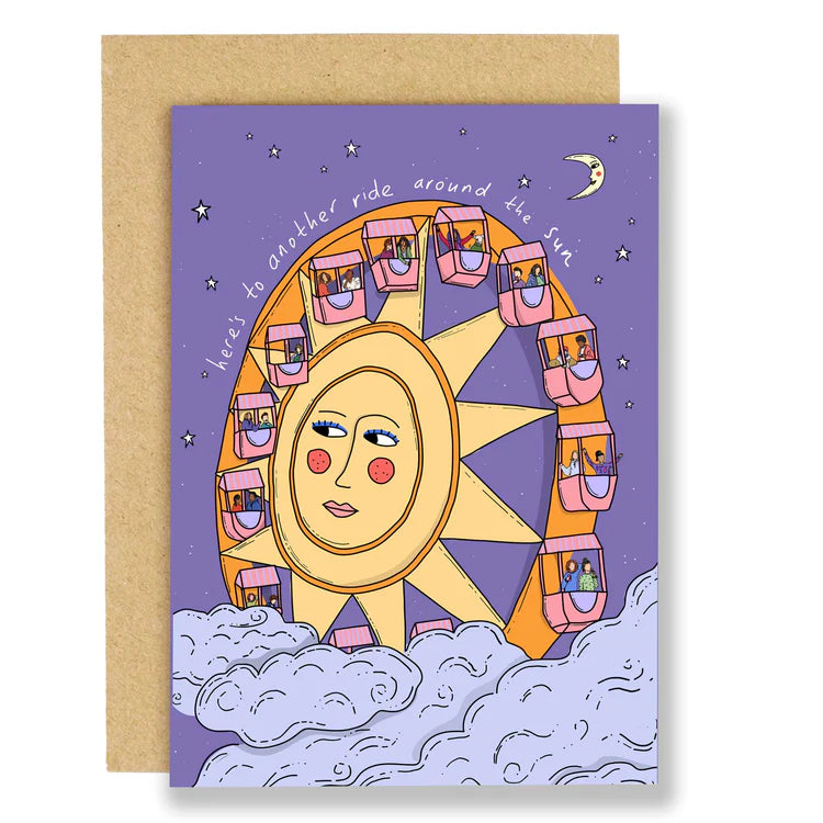 Another Ride Around the Sun Birthday Card – Southbank Centre Shop